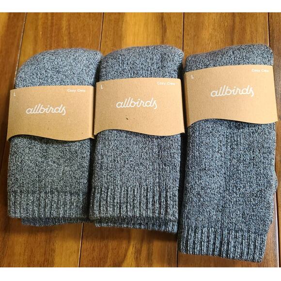 allbirds | Underwear & Socks | Nwt Allbirds Trino Cozy Crew Socks Lot ...